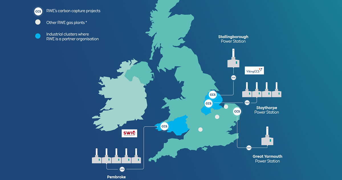 RWE launches feasibility study into new Great Yarmouth Carbon Capture project